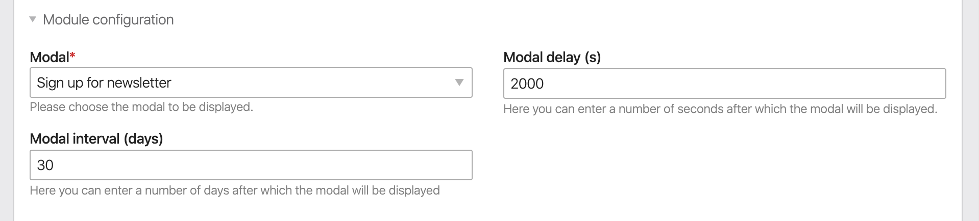 Modal windows - Veello Docs