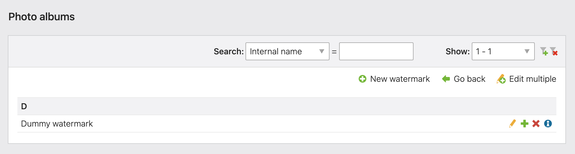 Photo watermarks - Veello Docs